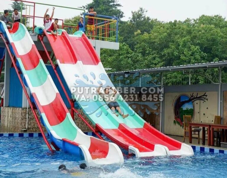 Seluncuran Kolam Renang ⭐️ Perosotan Waterboom Harga Murah